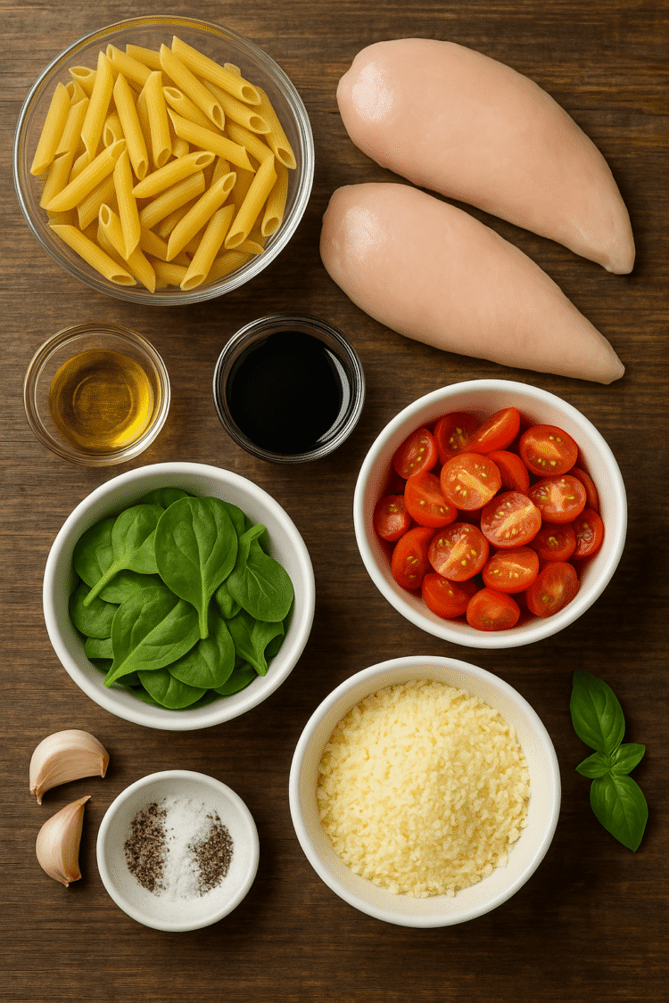 Balsamic Chicken Pasta | Healthy Hot Cooking